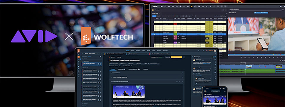 Avid e Wolftech per potenziare la collaborazione tra le redazioni giornalistiche | MonitoR